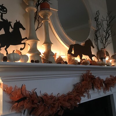 Headless Horseman Decal Front Door Decal Halloween Decor - Etsy