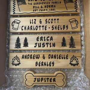 Custom Camping Sign Custom RV Sign Custom Camp Decor Sign Personalized ...