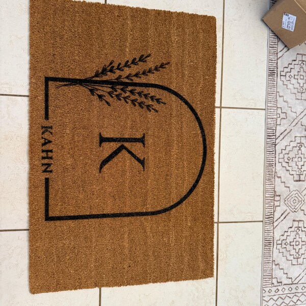 Custom Dorm Decor | Dorm Doormat | Welcome to Our Dorm | Custom Door ...