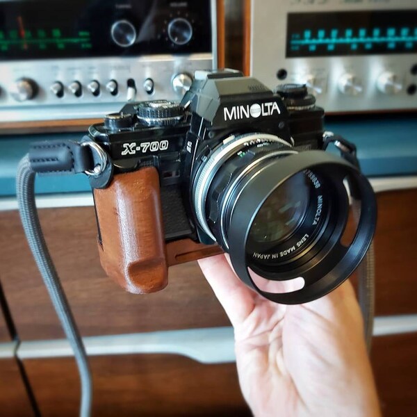 Minolta X-700 Camera Grip | 3D Printed Wood | - Etsy