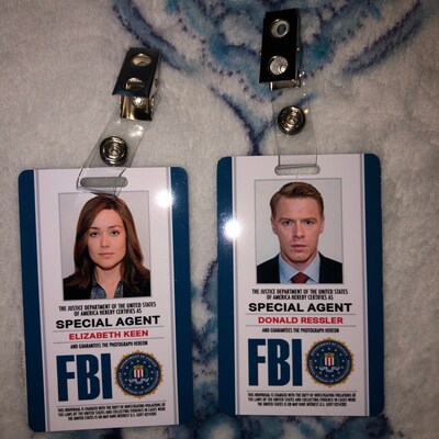 The Blacklist Agent Keen / Agent Ressler FBI ID Badge Prop Replica PVC ...