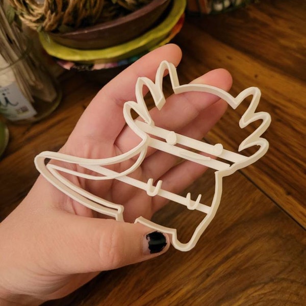 Cute Axlotl Cookie Cutter, Axolotl Gifts, Fondant Clay Cutter, Gift for ...