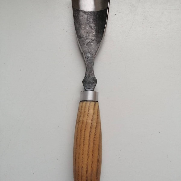 Curved Adze With Leather Case. Wood Carving Tool. Camping Axe ...