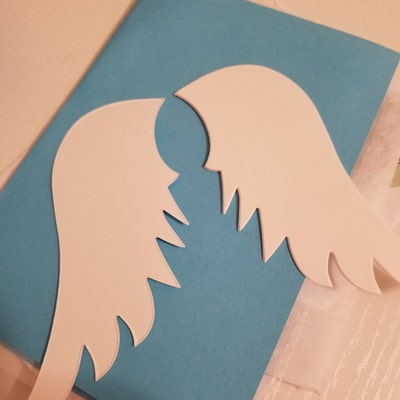 Sizzix Angel Wings Wing Shapes From Cardstock Paper Die Cuts for Card Making Crafts Baby Angel ...