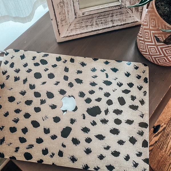 Leopard Spots MacBook Air 13 2024 Case Beige Dalmatian Mac Book A2141 ...