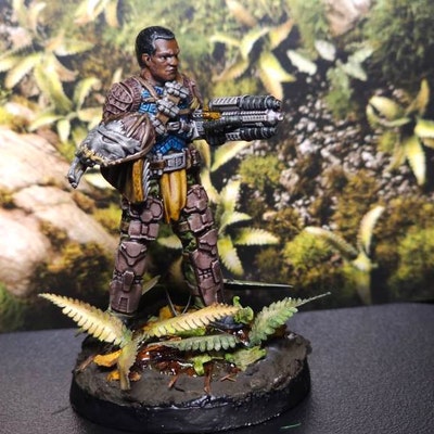 Pvt Vasquez / Regin Velasquez Colonial Marine sculpted by Papsikels - Etsy