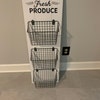 Fresh Produce Storage Wall Hang Wooden Decor - Etsy