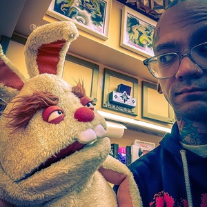 Handmade Ventriloquist Dummy Furry Rabbit Monster Professional | Etsy