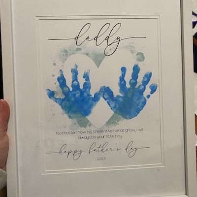 Berry First Birthday Handprint Art Baby Footprint Handprint - Etsy