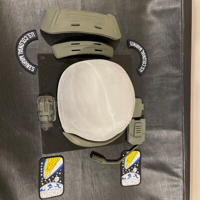 3D Print Model Aliens Colonial Marine USCM M56 Smartgunner Cosplay ...