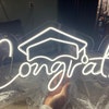Graduation Backdrop Neon Sign, Graduation Party Decor, Custom Neon Sign ...