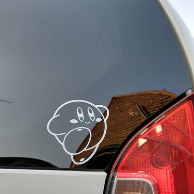 Kirby Inspired Decal for Car, Laptop, Game Console - Etsy