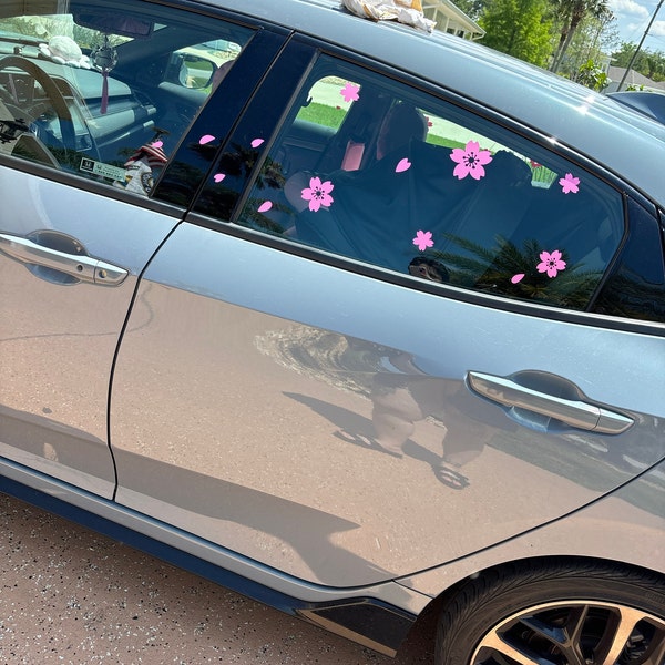 More Sakura Vinyl Decal: Holographic Cherry Blossom Sticker - Etsy