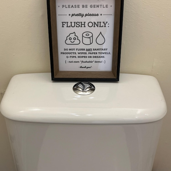 Please Keep It Clean Bathroom Sign PRINTABLE Sink and Toilet Cute ...