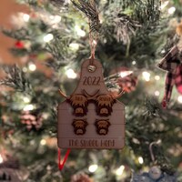 Ribbon Ornament Size Ornament Measure Me Ornament - Etsy