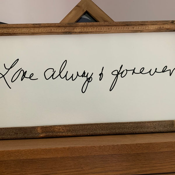 Custom Handwriting Sign | Canvas - Etsy
