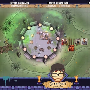 Twitch 8-bit TTRPG Overlay Pack | Main / Starting / BRB / Ending Scenes ...