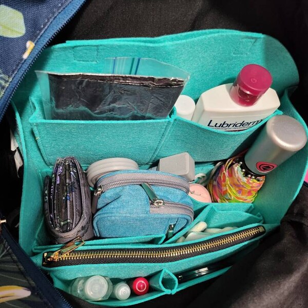 Customizable Backpack Organizer Felt Insert (rounded Top With Handle ...