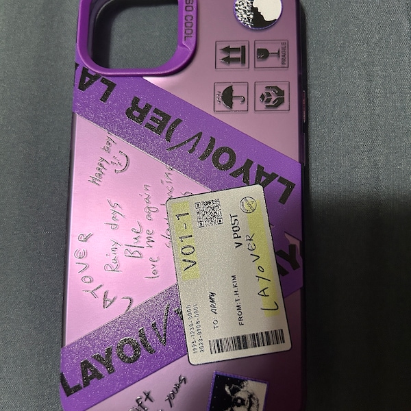 Layover V iPhone Samsung Case | Taehyung Layover Case | BTS Taehyung V ...