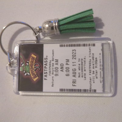 Six Broadway Musical Ticket Keychain - Etsy