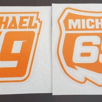 Ride Safe Biker Wave 2 Fingers Down Motorcycle Wave Sticker Vinyl Decal ...