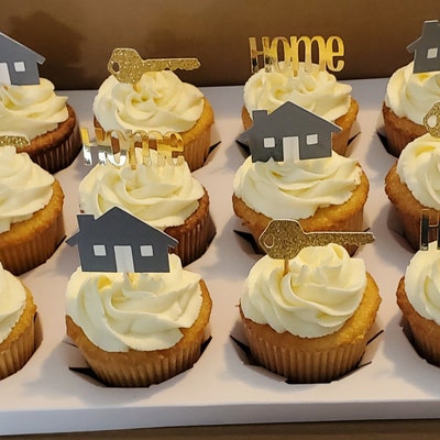Housewarming Cupcake Topper Housewarming Gift - Etsy