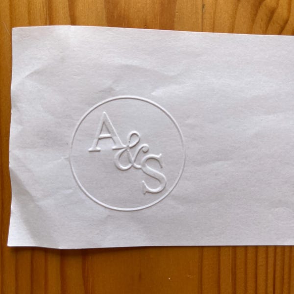 Personalized Wedding Embosser-wedding Embosser-custom Embosser Stamp ...