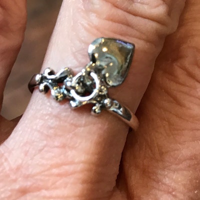 Dog Pawprint Ring-paw Print Ring-pawprint Band-dog Jewelry-animal ...