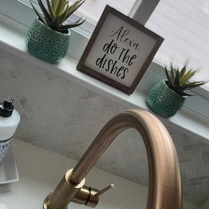 Alexa Cook Dinner Sign / Kitchen Sign / / Funny Sign / Kitchen Decor ...