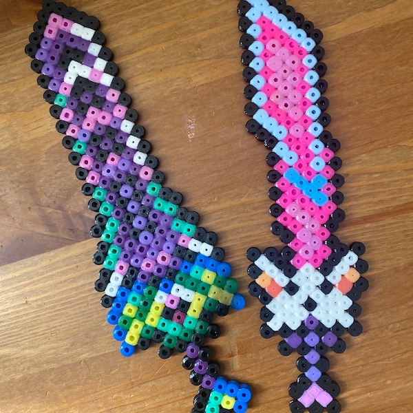Terraria Swords Perler Beads Art, Handmade Pixel Art, Magnet, Accessory ...