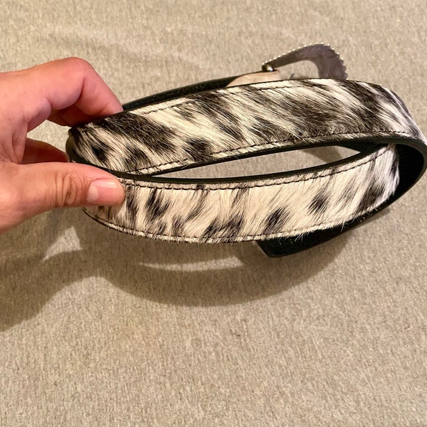 Real COWHIDE Leather Belts for Adults| 100% Natural Cow Hide Belts for ...