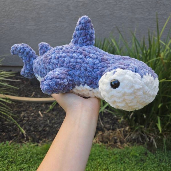 Hamilton the Great Hammerhead Shark Amigurumi Pattern, Crochet ...