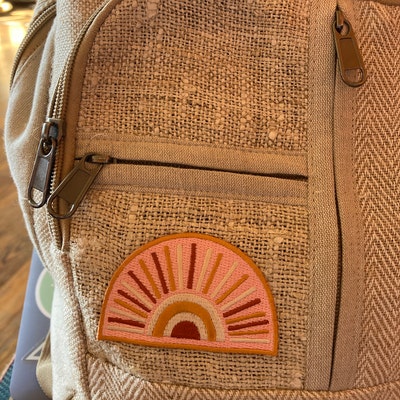 Sunny Sun Iron on Patch - Etsy