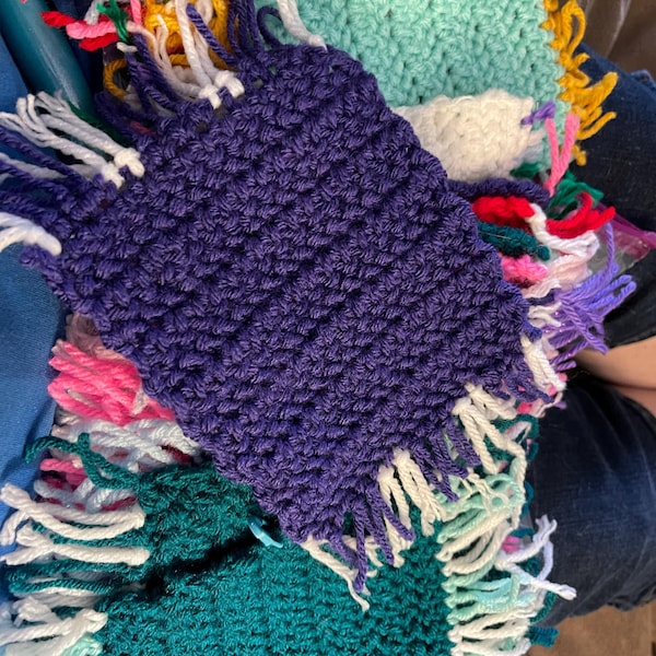 Rectangle Granny Square Crochet Pattern, Easy Granny Square Blanket ...