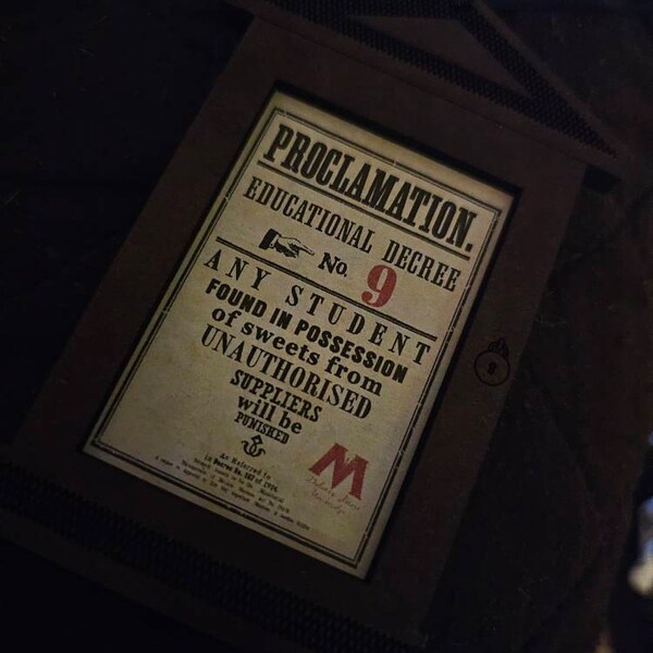 Wizard School, Rule Notices, Christmas Ornament - Etsy