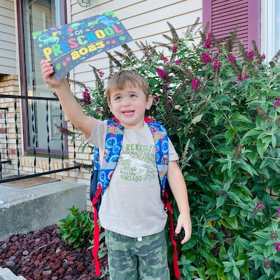 First Day of Elementary School Sign INSTANT DOWNLOAD Photo - Etsy