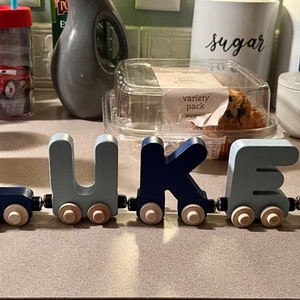 Build Your Own Train With Our Neutral Pink Train. Personalized Wooden ...