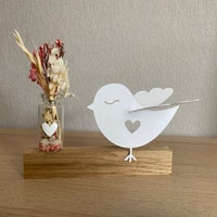 Plotterdatei SVG, DXF, PNG Vogel aus Papier zum selber basteln. Vogel ...