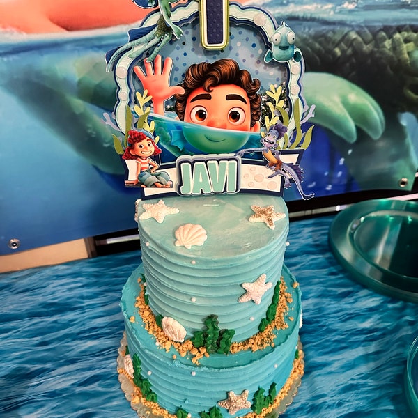 Luca Cake Topper, Luca Topper, Luca Birthday, Luca Birthday Decoration ...