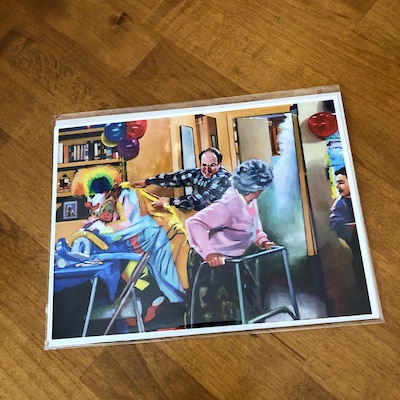Fire George Costanza From Seinfeld Art Prints - Etsy