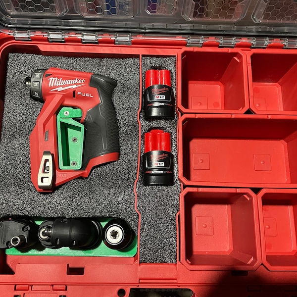 Milwaukee M12 Installation Driver Storage Mounts - 2505 - Etsy