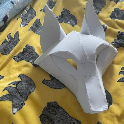 Kitsune Fox Mask Digital Pattern for EVA Foam With Video Tutorial - Etsy