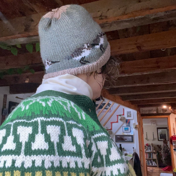 Knitting Pattern for Salish Garden Octopus Sweater Large and Extra ...