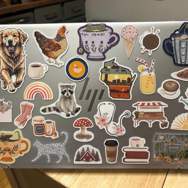 North American Bison Sticker Pack – Set of 6 Vinyl Decals – Perfect for ...