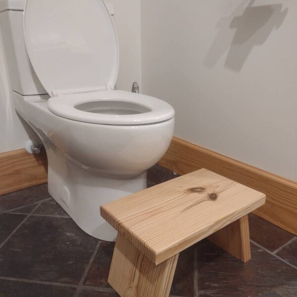 Potty Stool Poop Stoop Toilet Stool Bathroom Stool Farmhouse Style ...