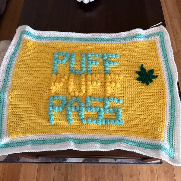 PDF PATTERN: Crochet Marijuana Leaf Pattern, Crochet Weed Leaf Pattern ...