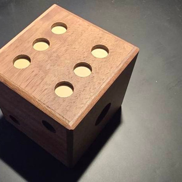 Japanese Puzzle Box 2 Sun Cube 4 Step Drawer Koyosegi, Walnut, Wood ...