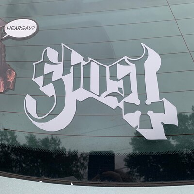 Ghost Vinyl Decal - Etsy