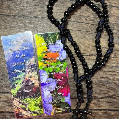 Holy Land Knotted Anglican Rosary Rope. Olive Wood 2.5 Inch - Etsy