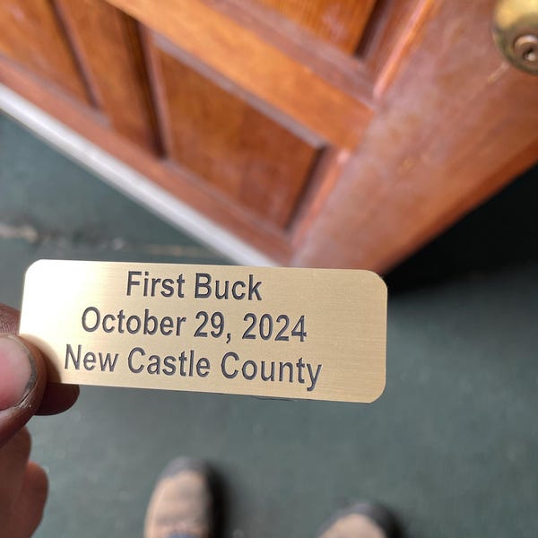 Engraved ~ EMPLOYEES ONLY ~ 3x5 Door Sign | Brushed Gold Name Plate ...